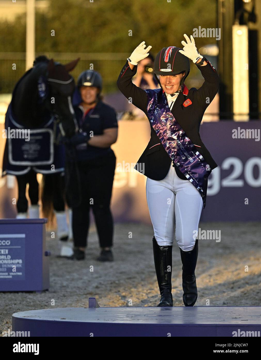 Herning, Denmark. 11th Aug, 2022. World Equestrian Games. Stutteri Ask ...