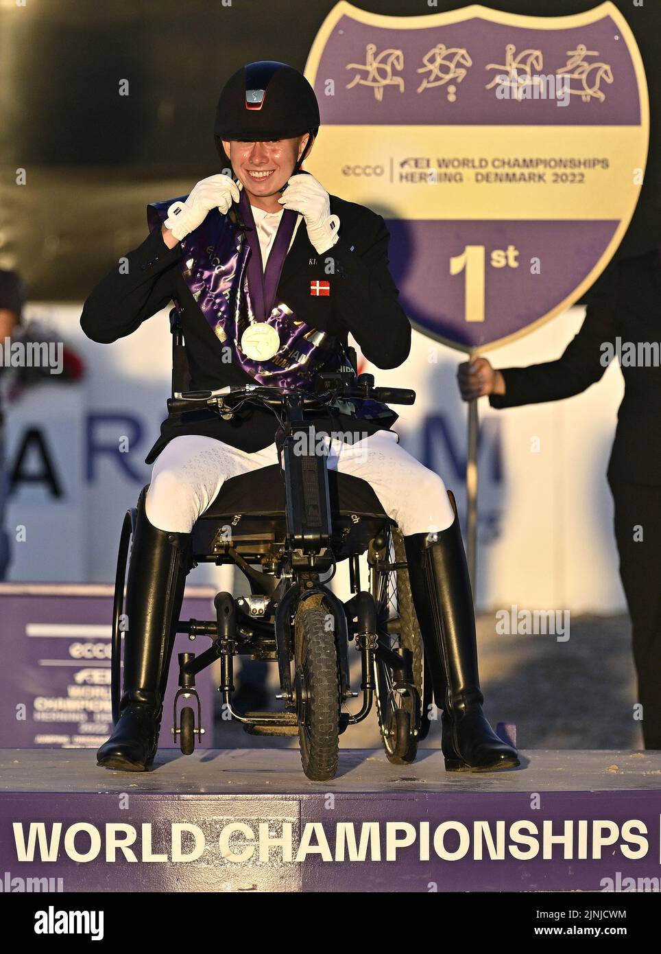Herning, Denmark. 11th Aug, 2022. World Equestrian Games. Stutteri Ask ...