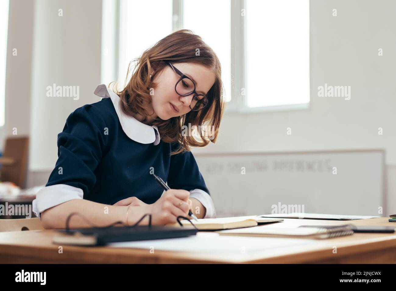 Classwork hi-res stock photography and images - Alamy