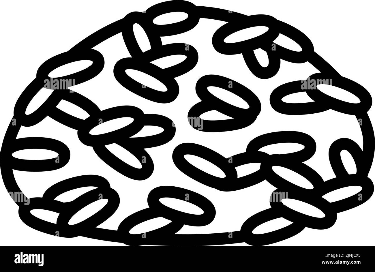 brown rice line icon vector illustration Stock Vector Image & Art - Alamy