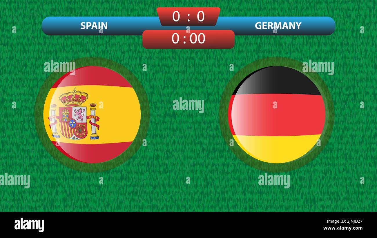 Germany spain 2022 Stock Vector Images - Alamy