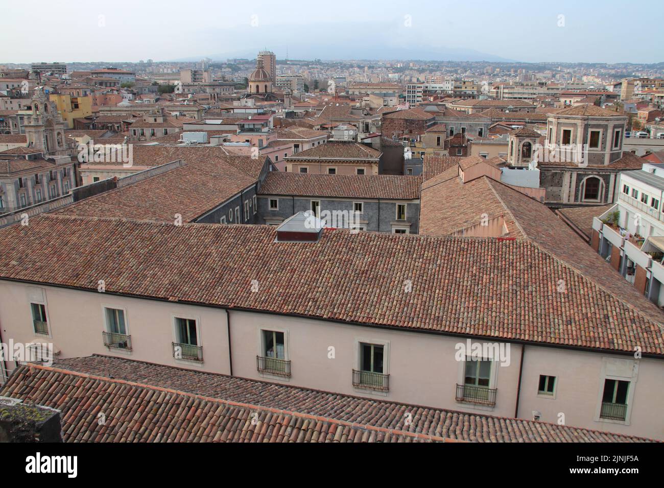 habitation buildings in catania, sicily, italy Stock Photo - Alamy