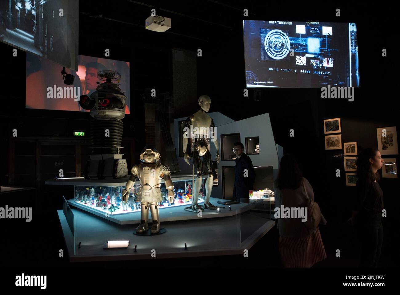 Robot Model B-9, Twiki and Sonny movie props Stock Photo - Alamy