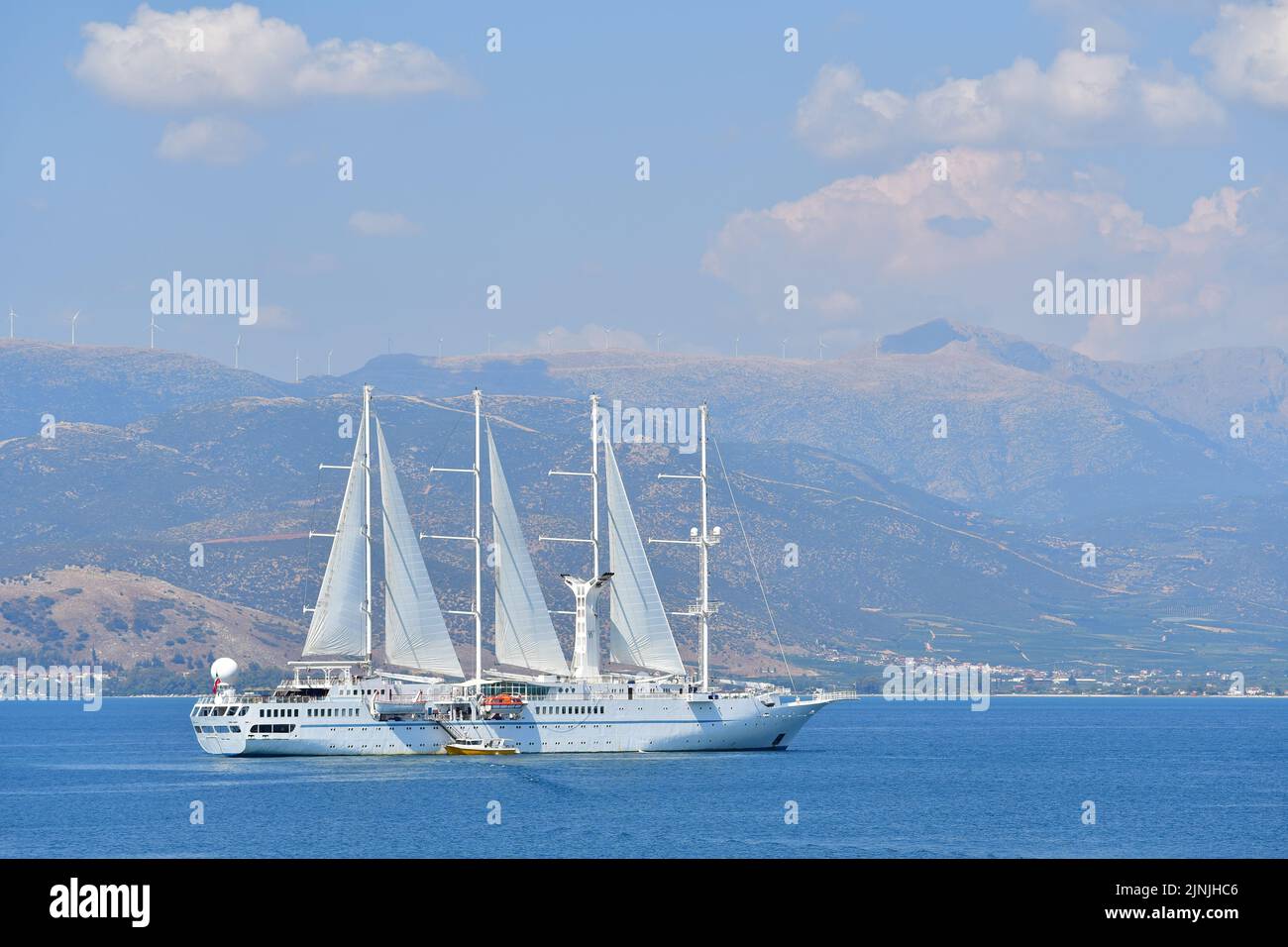 ARGOLIDA GREECE- THE SAILING SHIP WIND STAR Stock Photo - Alamy