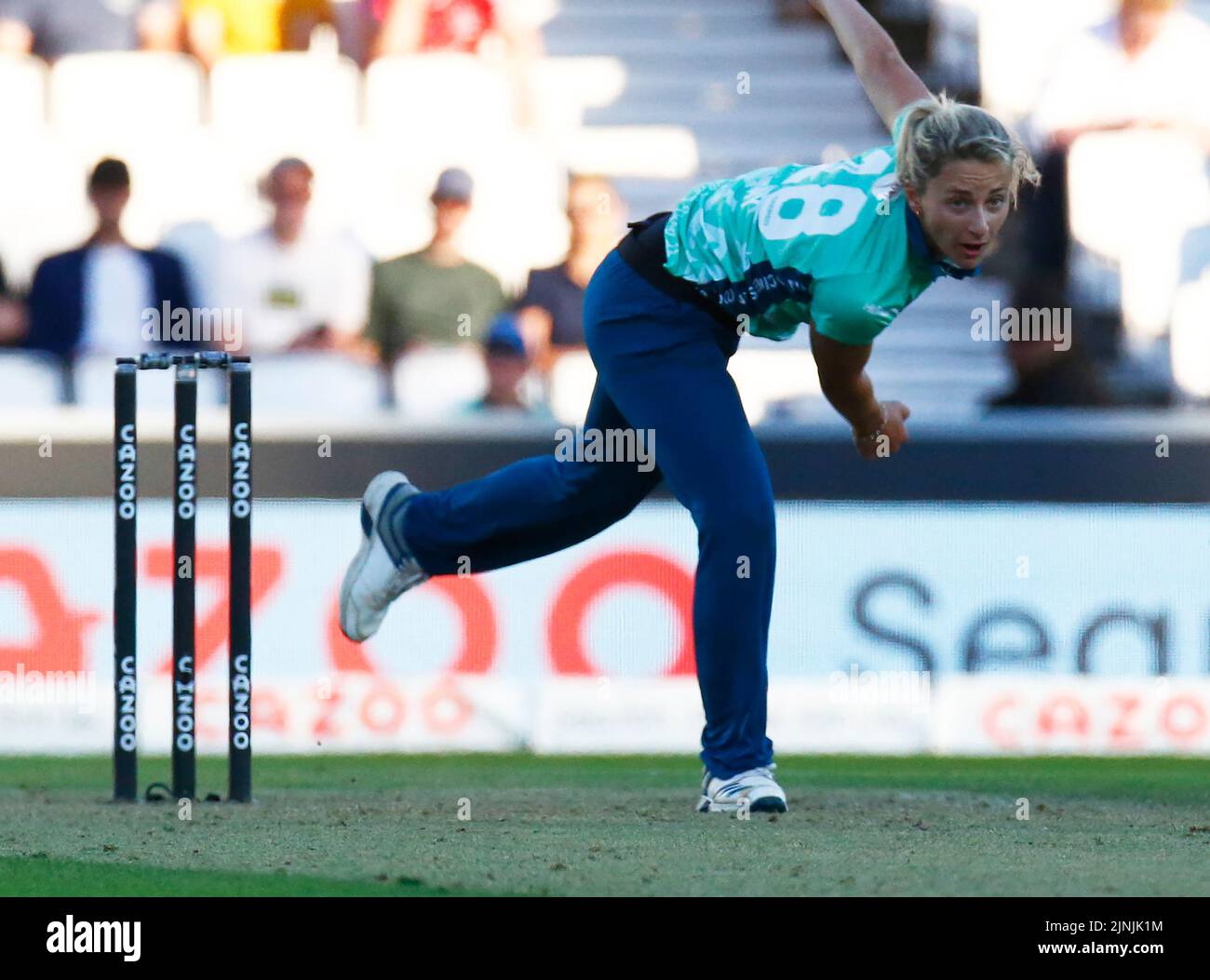 LONDON ENGLAND - AUGUST 11 : Eva Gray of Oval Invincibles Women during ...
