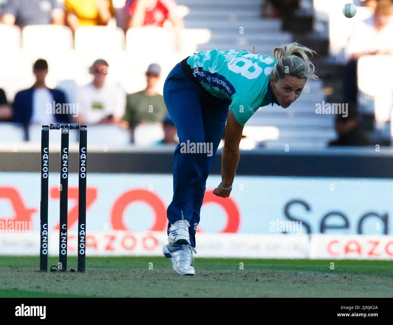 LONDON ENGLAND - AUGUST 11 : Eva Gray of Oval Invincibles Women during ...