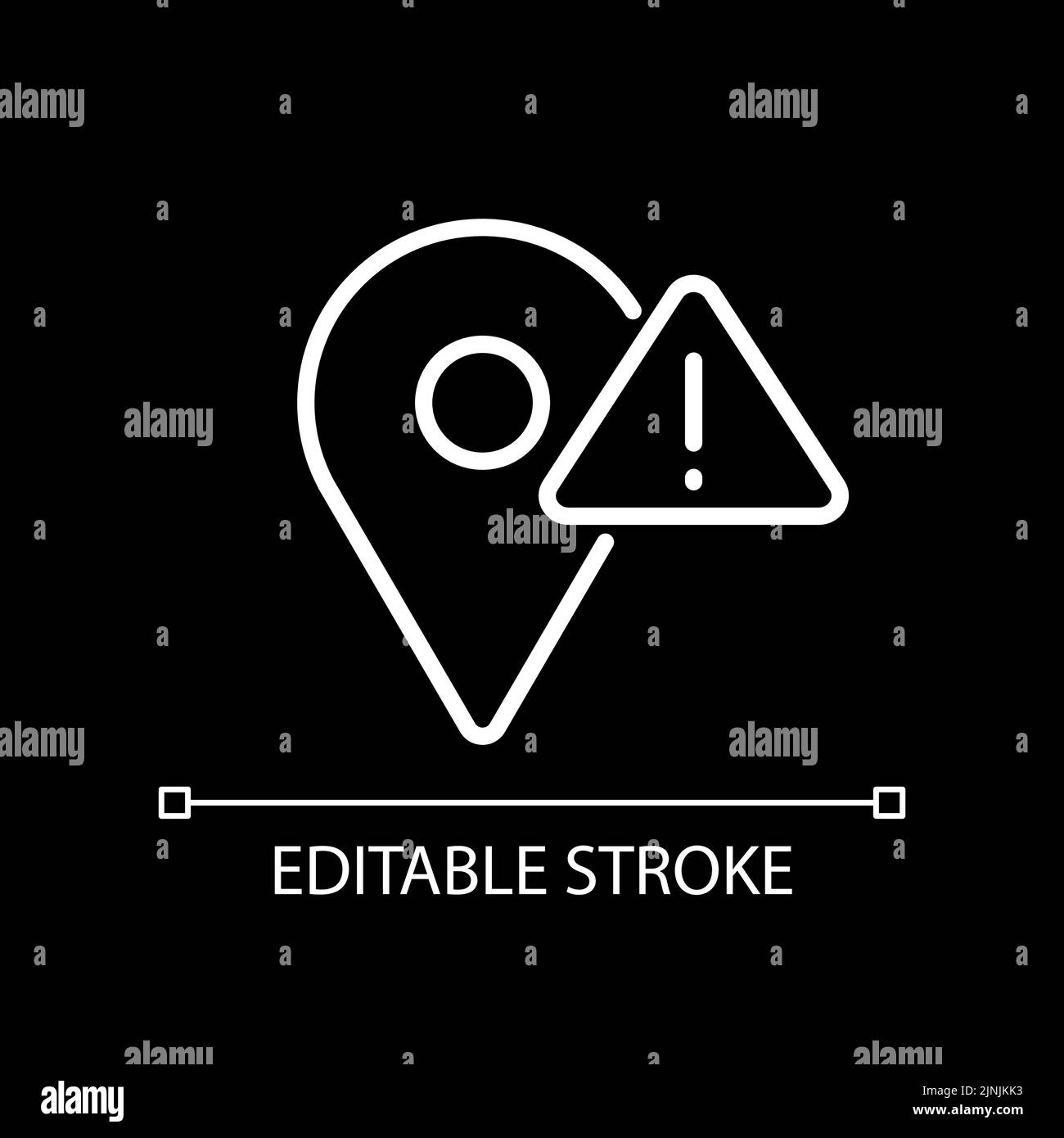 Map location warning hi-res stock photography and images - Alamy