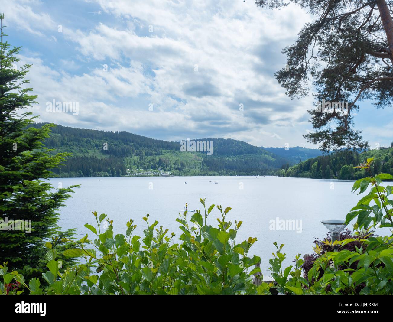 Titisee, Germany - May 28th 2022: Beautiful lake in the midst of the ...