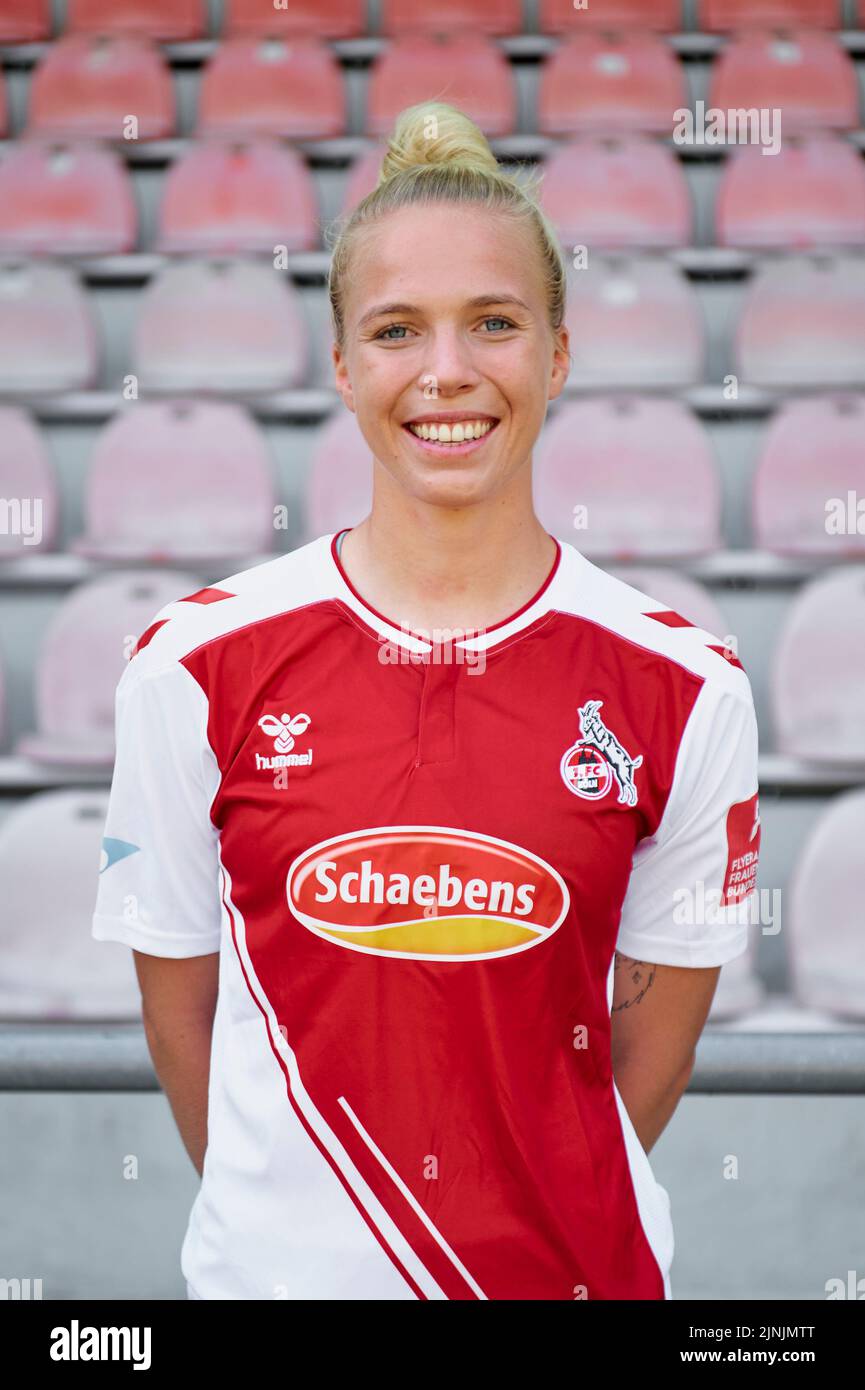 KOELN, GERMANY - AUGUST 9, 2022: Selina Degen. Pre season team ...