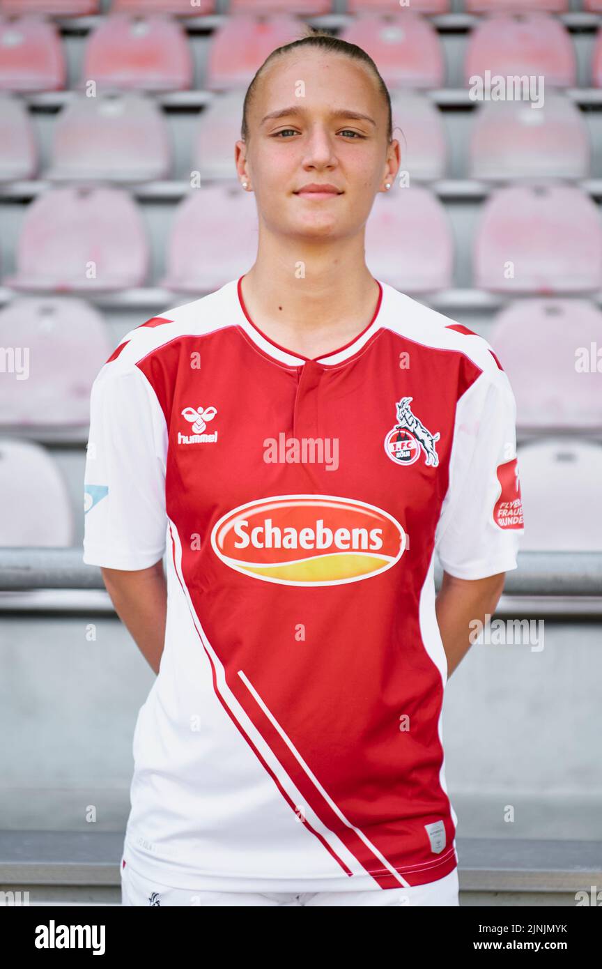 KOELN, GERMANY - AUGUST 9, 2022: Andrea Gavric. Pre season team ...