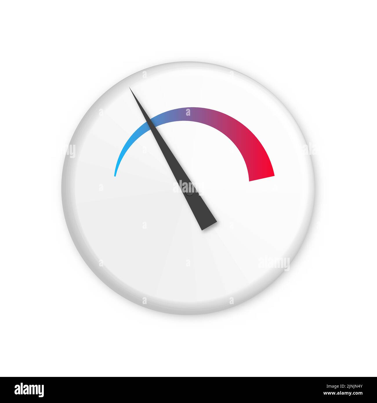 Arrow indicator of cold and hot condition, vector illustration Stock ...