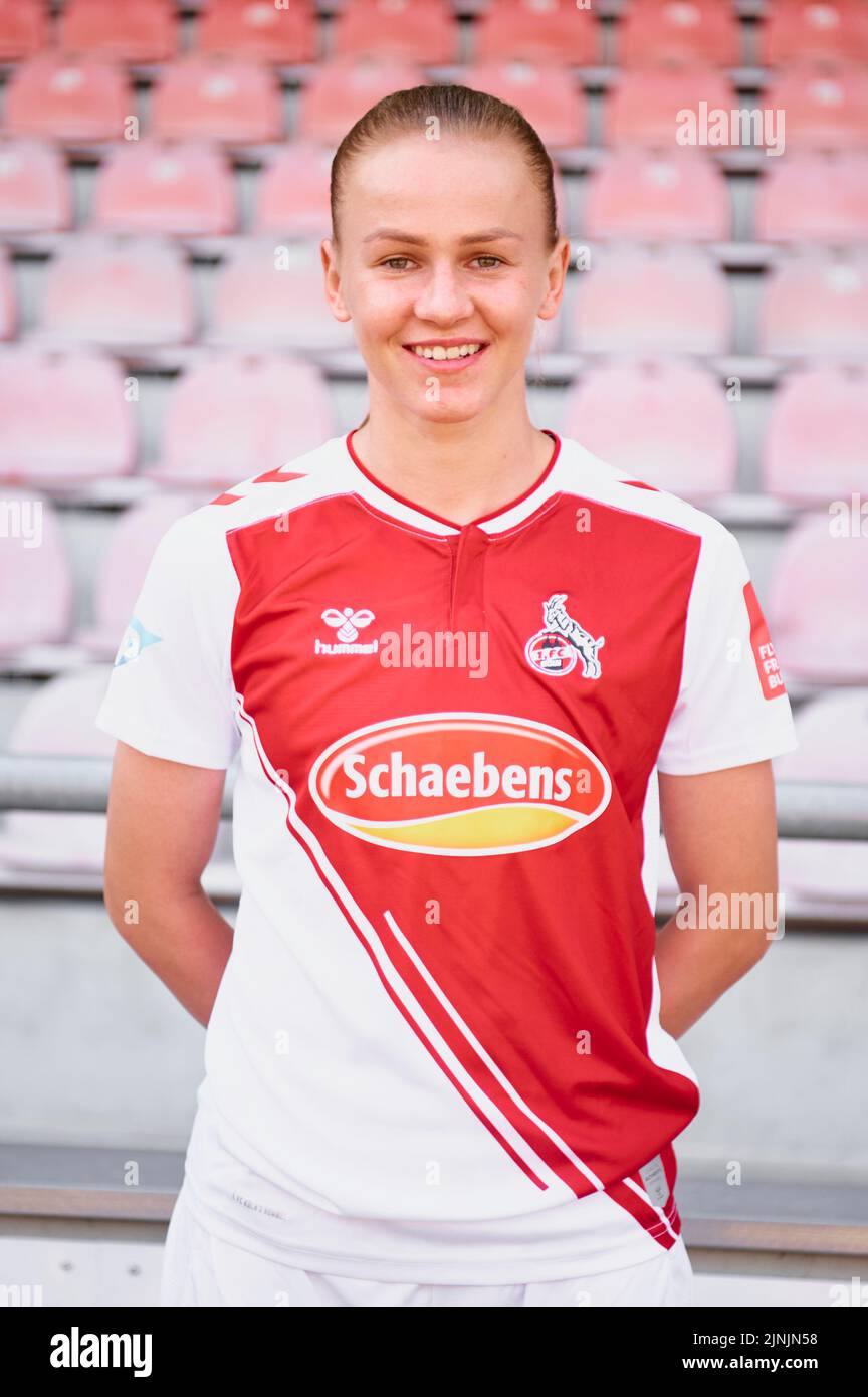 KOELN, GERMANY - AUGUST 9, 2022: Laura Donhauser. Pre season team ...