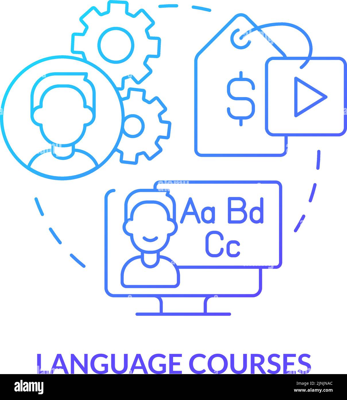 Foreign language lecture Stock Vector Images - Alamy