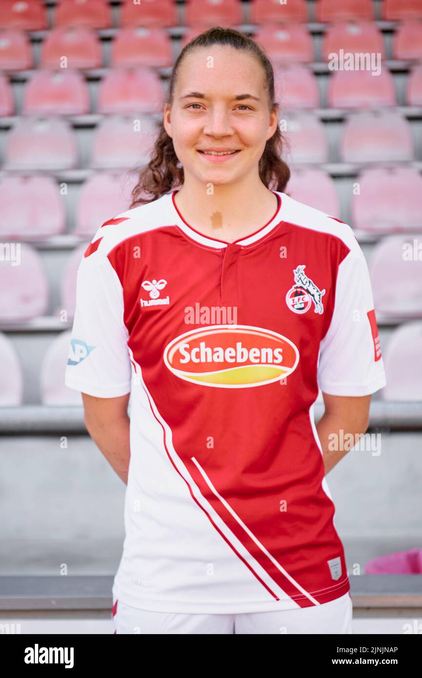 KOELN, GERMANY - AUGUST 9, 2022: Lotta Cordes. Pre season team ...