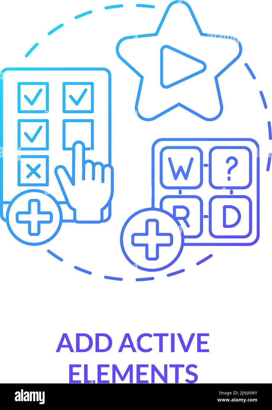 Virtual engage concept Cut Out Stock Images & Pictures - Alamy