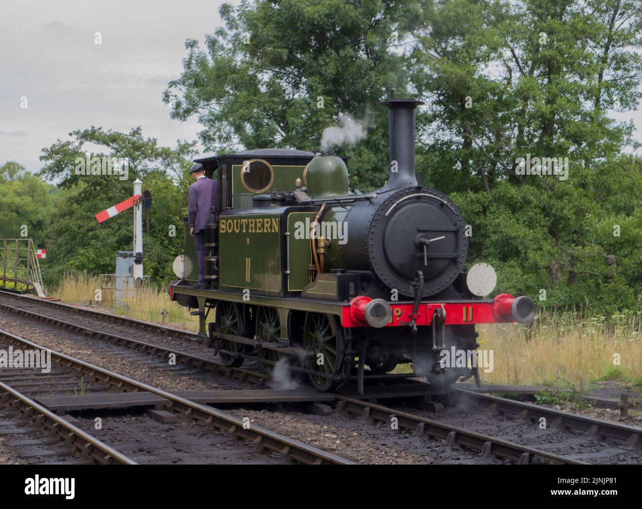 A1X (Terrier) Class W11 'Newport' locomotive at Sheffield Park station ...