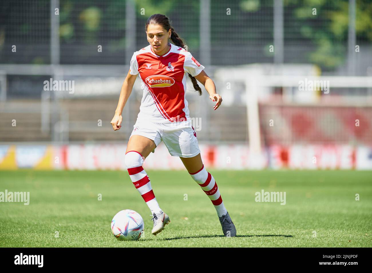 KOELN, GERMANY - AUGUST 9, 2022: Manjou Wilde. Pre season team ...