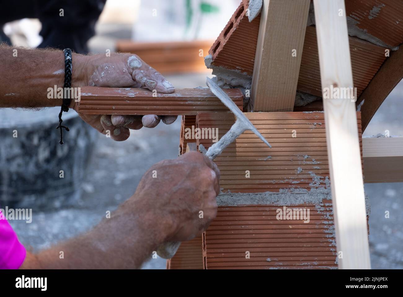Bricklaying competition hi-res stock photography and images - Alamy
