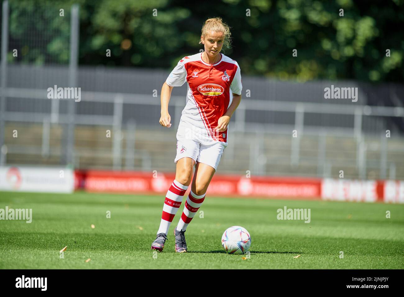 KOELN, GERMANY - AUGUST 9, 2022: Myrthe Moorrees. Pre season team ...