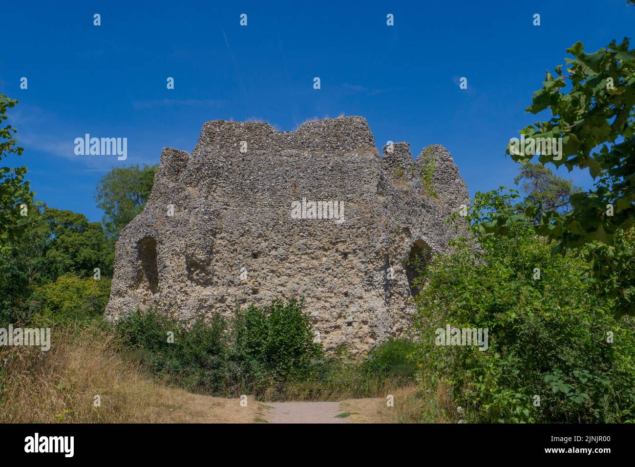 Ruins of Odiham Castle Hampshire. Known as “ King John’s Castle ...