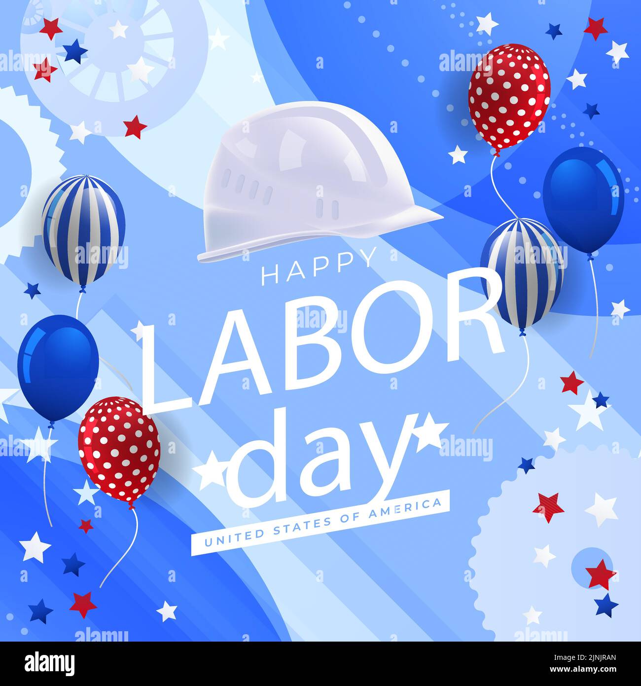 Realistic illustration for labor day celebration Vector illustration ...