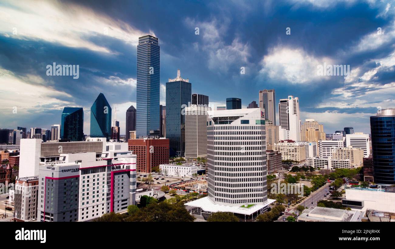 Dallas aerial hi-res stock photography and images - Alamy