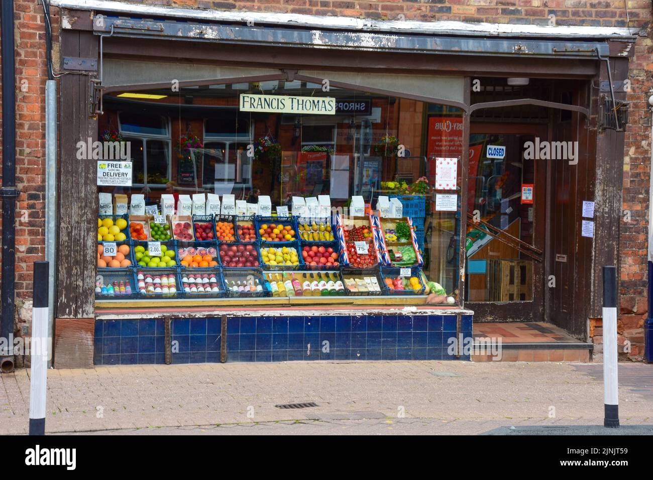 Chester, UK: Jul 3, 2022: Francis Thomas is a traditional, independent ...