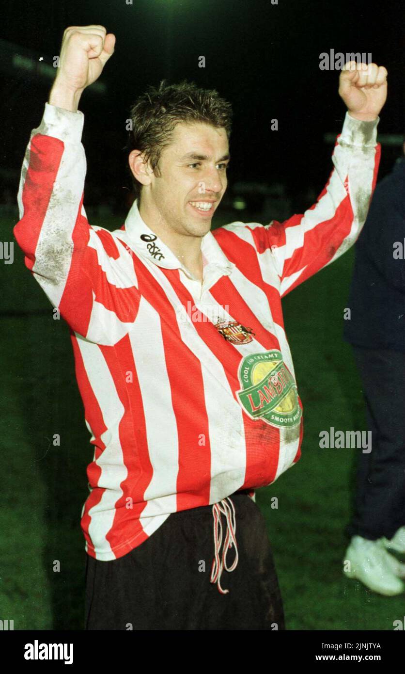 File photo dated 13-04-1999 of Sunderland Football Club's hat-trick ...