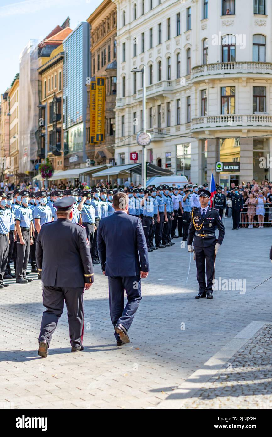 Brno, Czech Republic - 10.9.2021: The interior minister of Czech ...