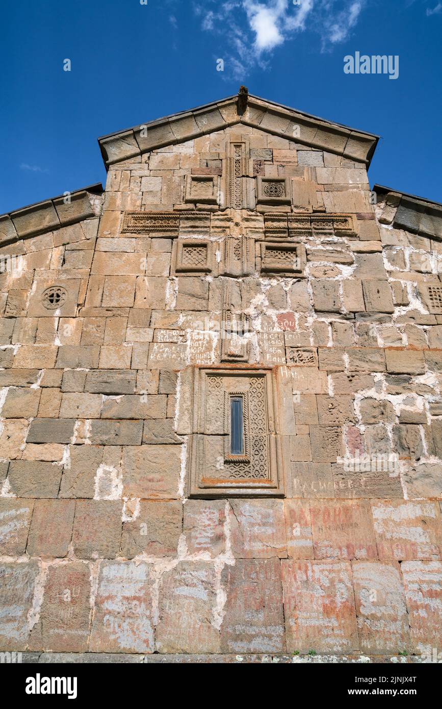 Gergeti Trinity Church in Northern Georgia Stock Photo - Alamy
