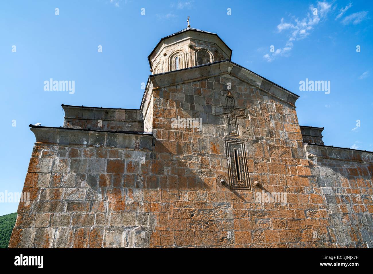 Gergeti Trinity Church in Northern Georgia Stock Photo - Alamy