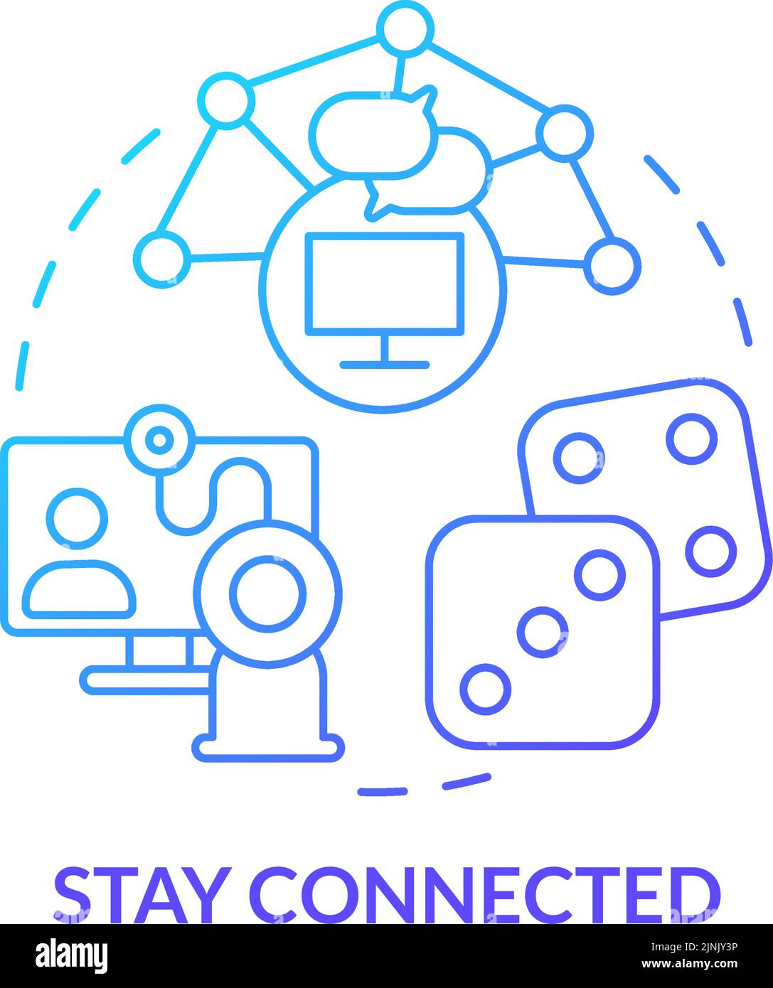 Workplace setup Stock Vector Images - Alamy