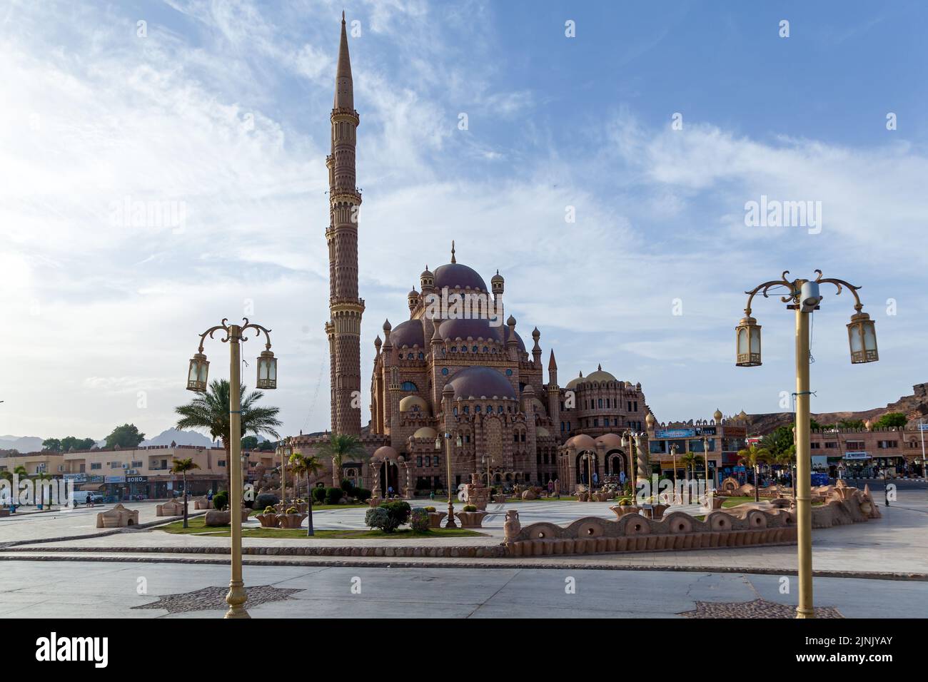 Egypt, Sharm el-Sheikh 05 May 2021: Al-Sahaba Mosque in the old city of ...