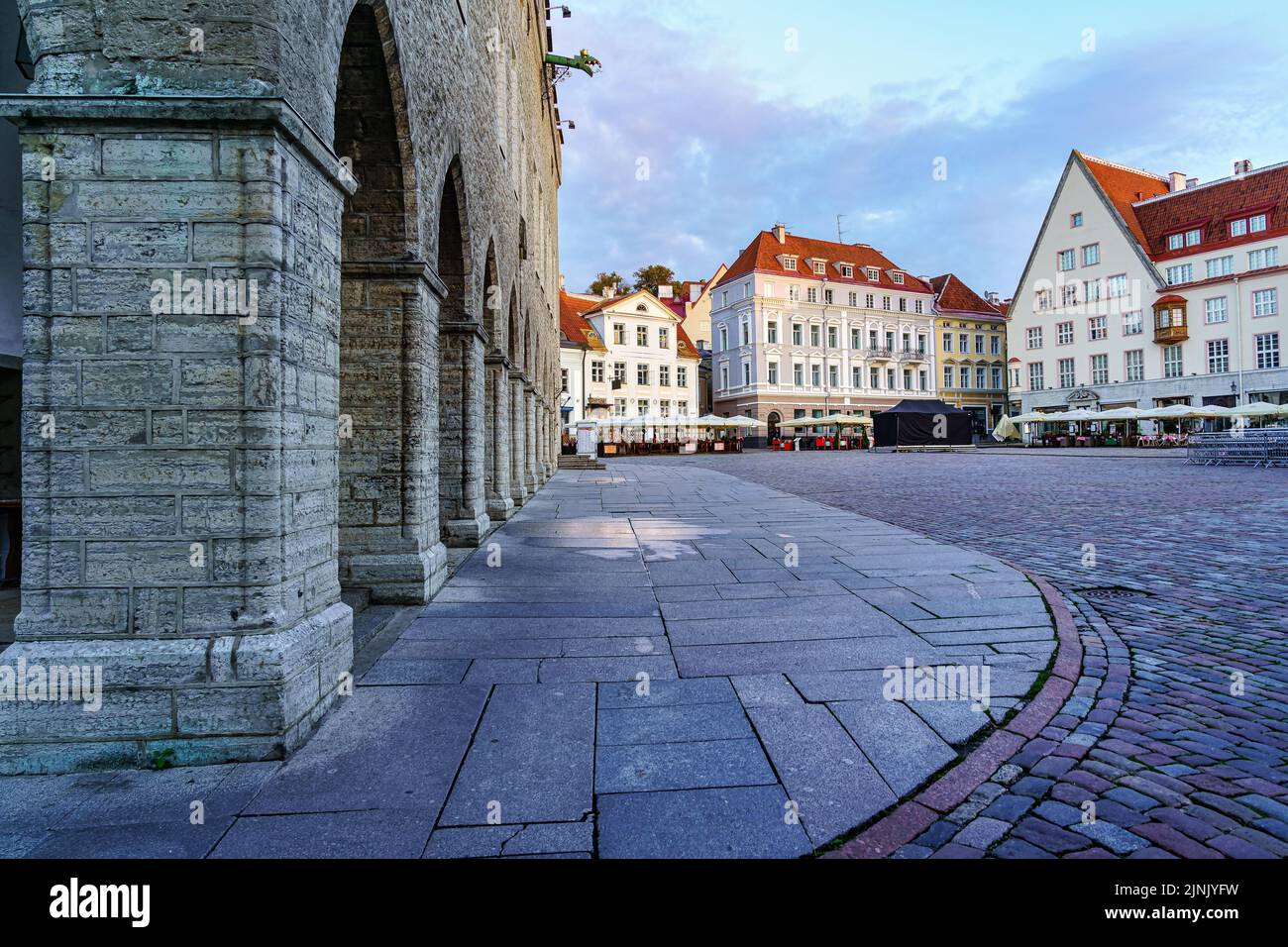 Tallinn main square estonia hi-res stock photography and images - Alamy
