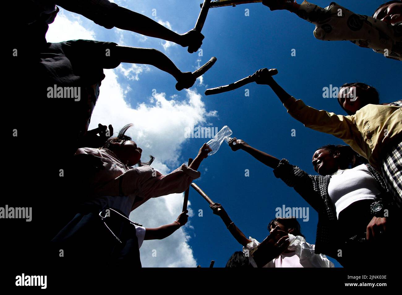 Bhaktapur, Bagmati, Nepal. 12th Aug, 2022. Local from Bhaktapur ...