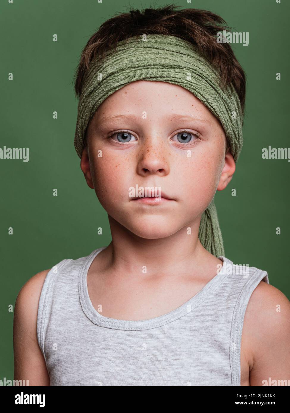 boy, portrait, bandana, boys, portraits, bandanas Stock Photo - Alamy