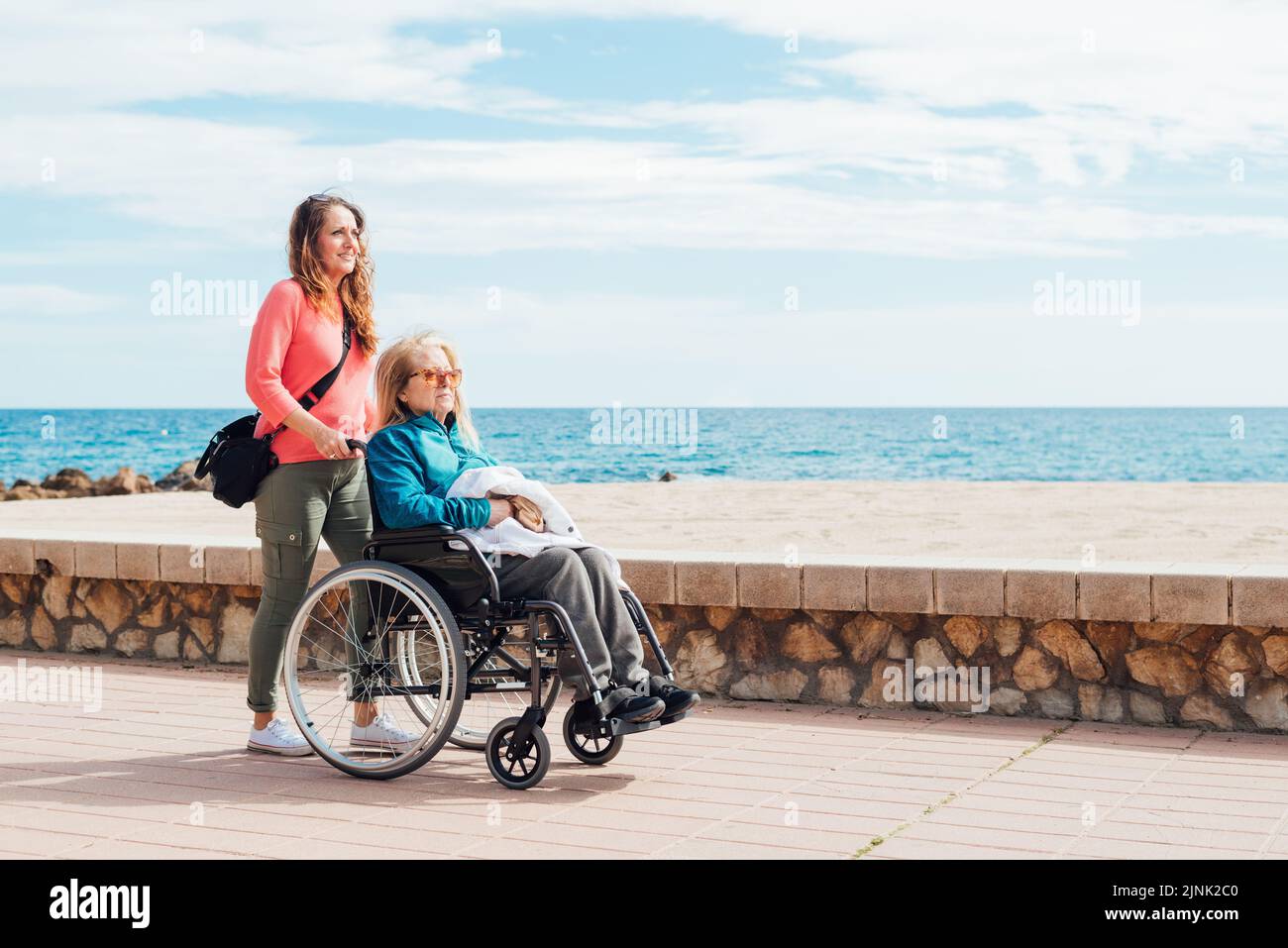 vacation, wheelchair, disabled, vacations, wheelchairs, disableds Stock ...