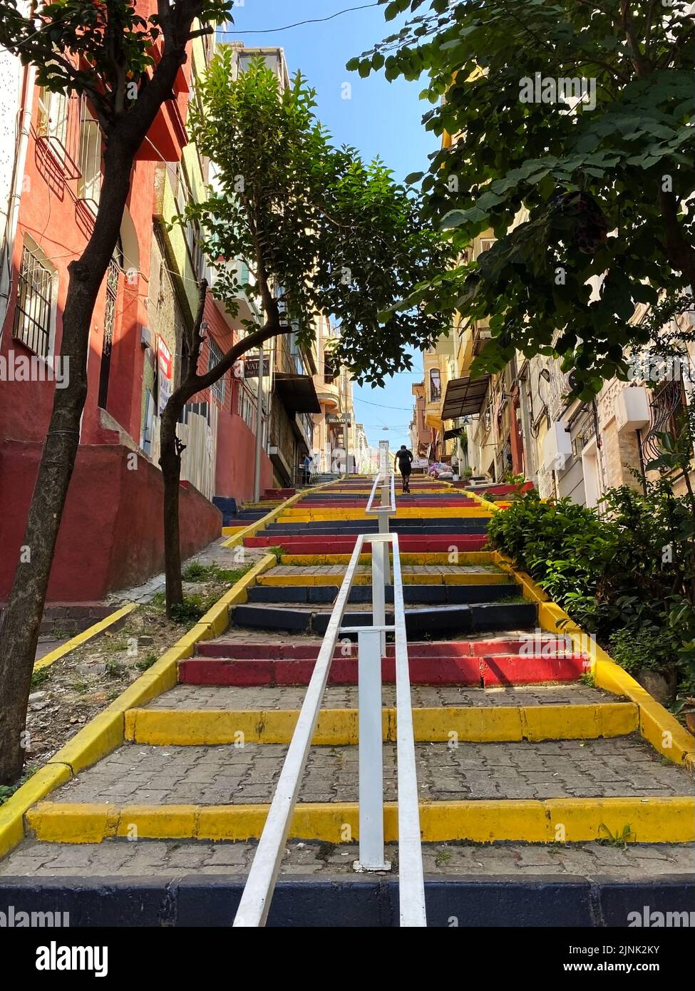 colorful stairs in Istanbul, Turkey. High quality photo Stock Photo - Alamy