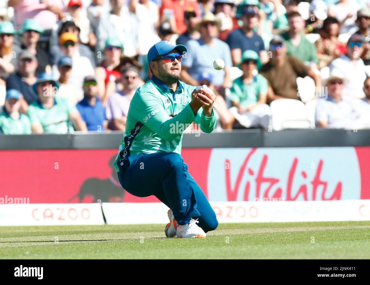 LONDON ENGLAND - AUGUST 11 : Rilee Rossouw of Oval Invincibles drop the ...