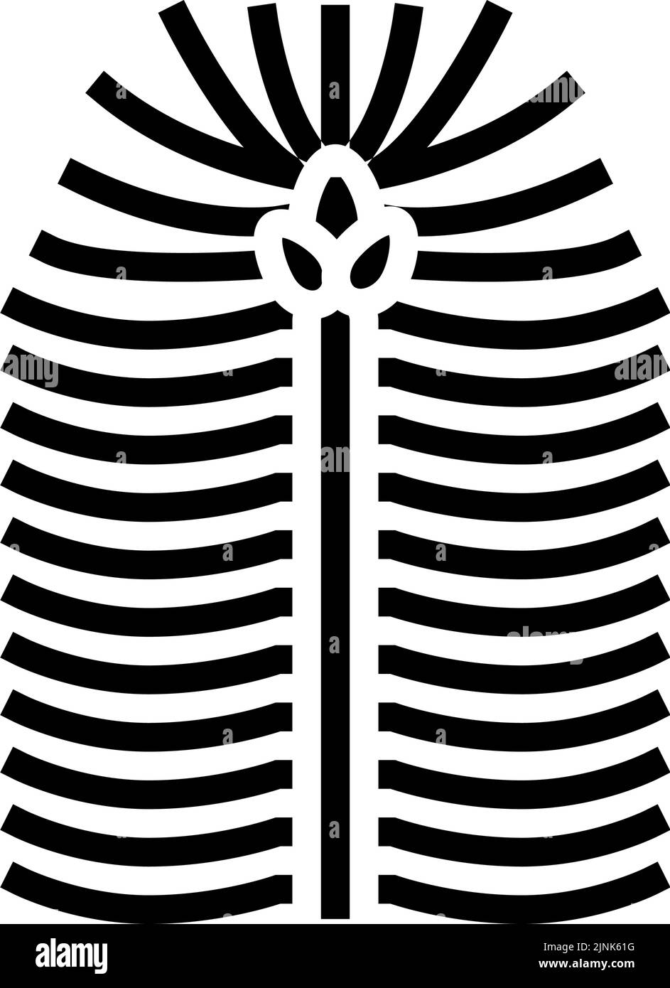 pine leaf glyph icon vector illustration Stock Vector Image & Art - Alamy