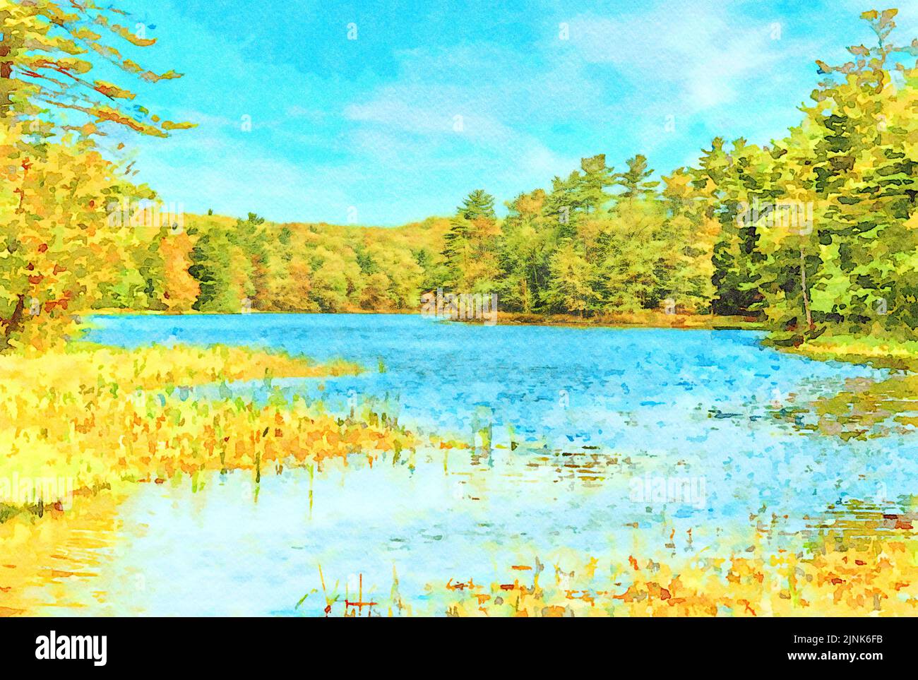 Michigan nature painting hi-res stock photography and images - Alamy