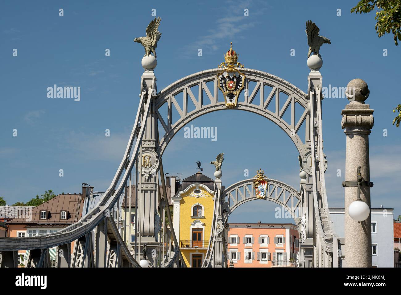 salzachbruecke, oberndorf bei salzburg, laufen–oberndorf ...