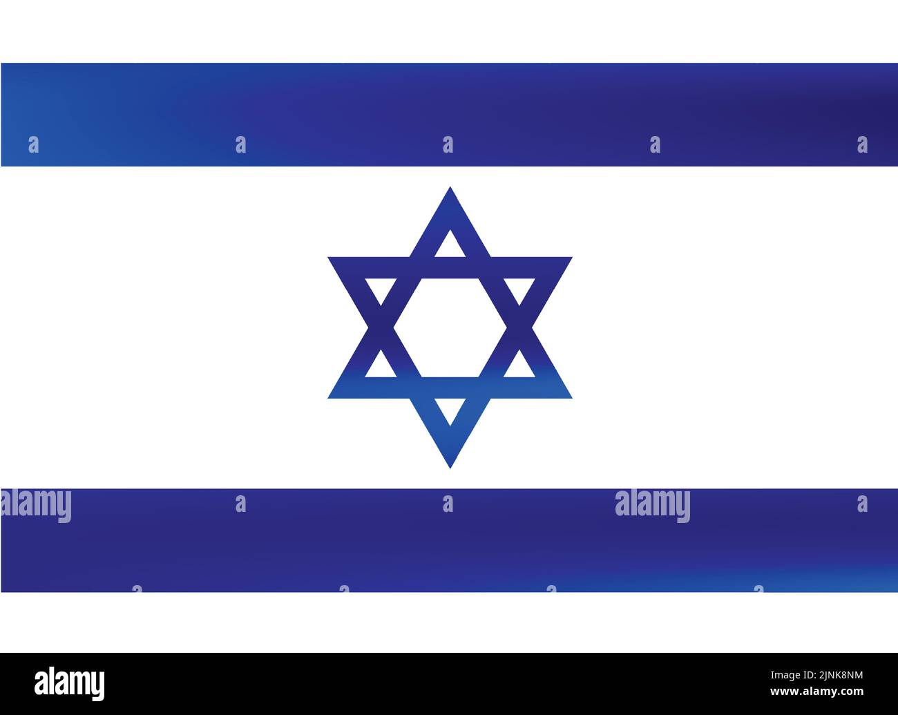 Flag of Israel. Israeli national symbol in official colors. Template ...
