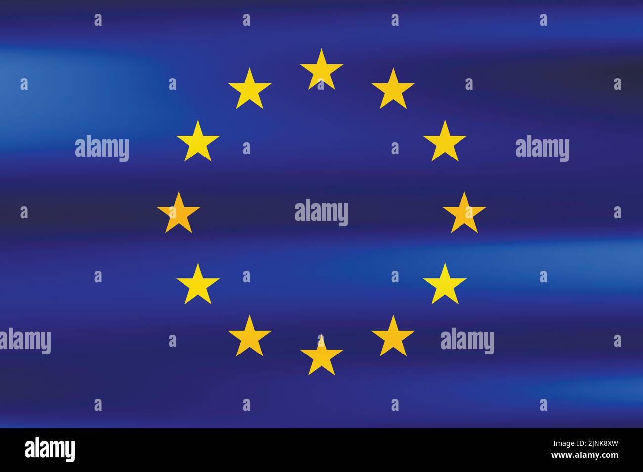 Flag of European Union. EU national symbol in official colors. Template ...