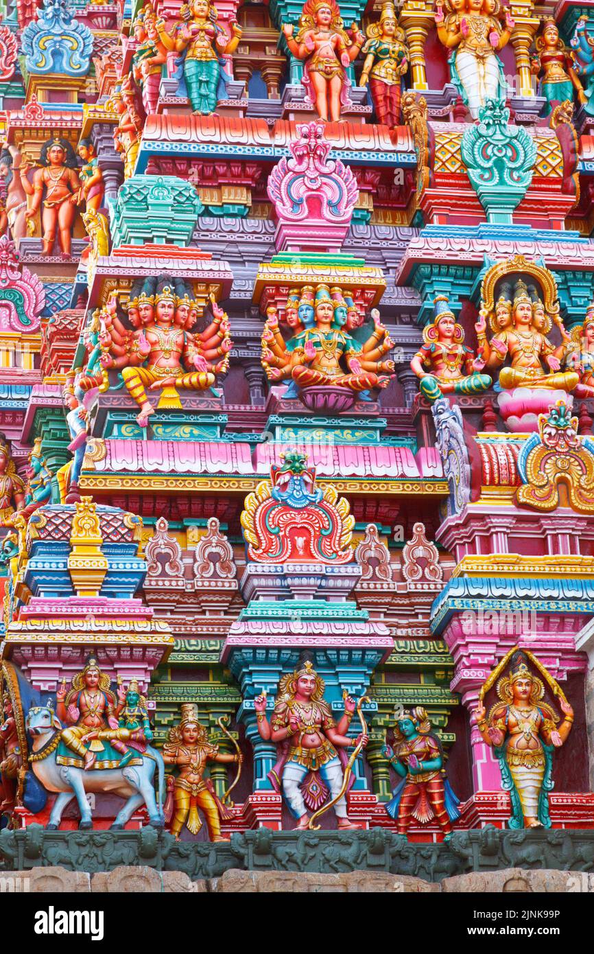 hinduism, meenakshi temple, gopuram, hinduisms, meenakshi temples ...