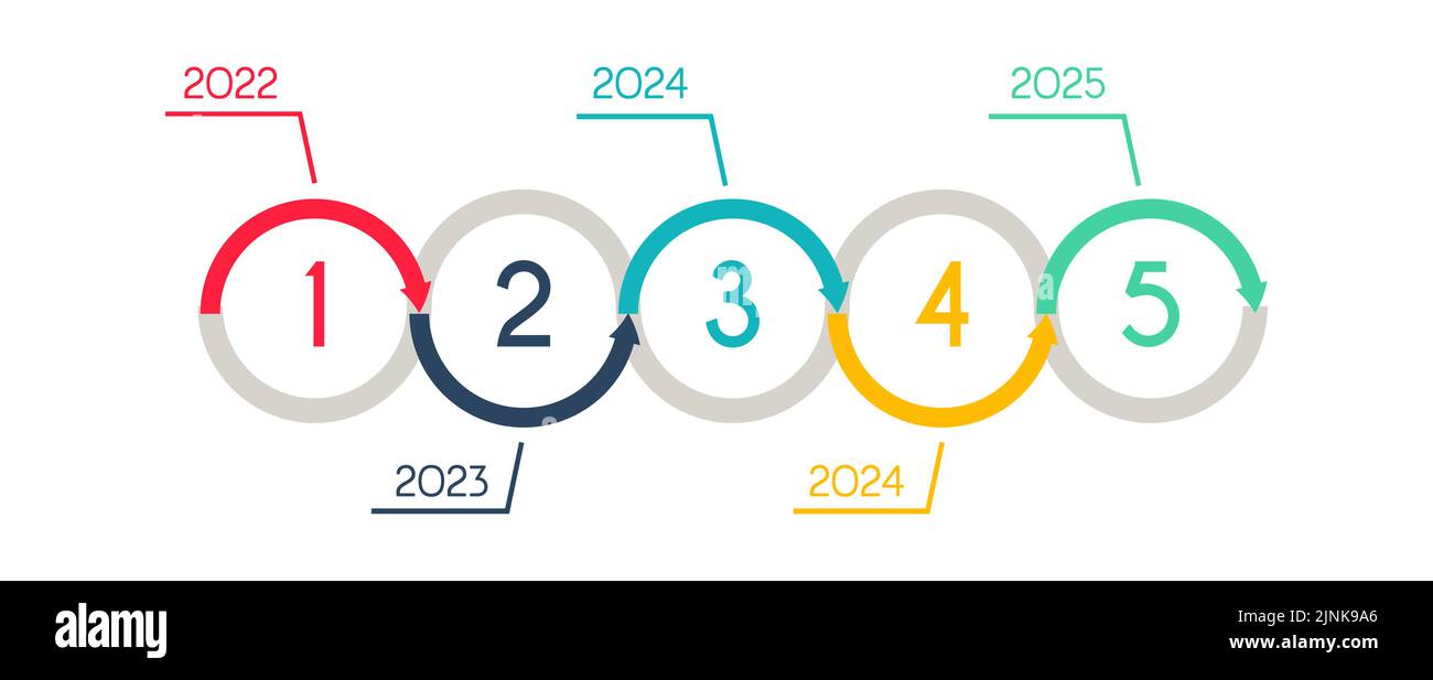 Infographic elements. Diagram progress bar. Flat vector process ...