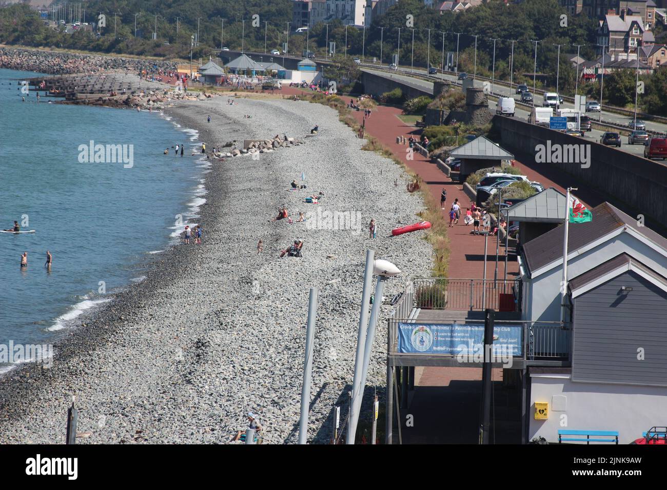 Penmeanmawr beach, Penmeanmawr ,North Wales Sunseekers head to the ...