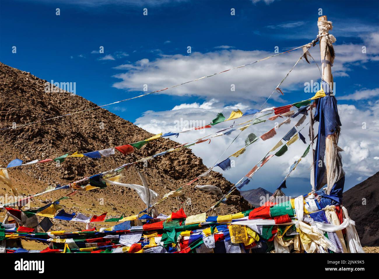 prayer flag, prayer flags Stock Photo - Alamy