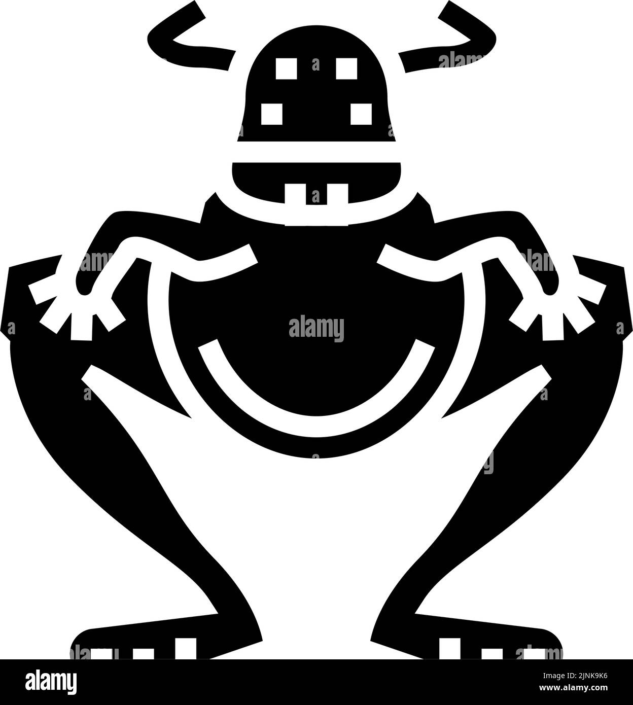 Devil icon glyph hi-res stock photography and images - Alamy