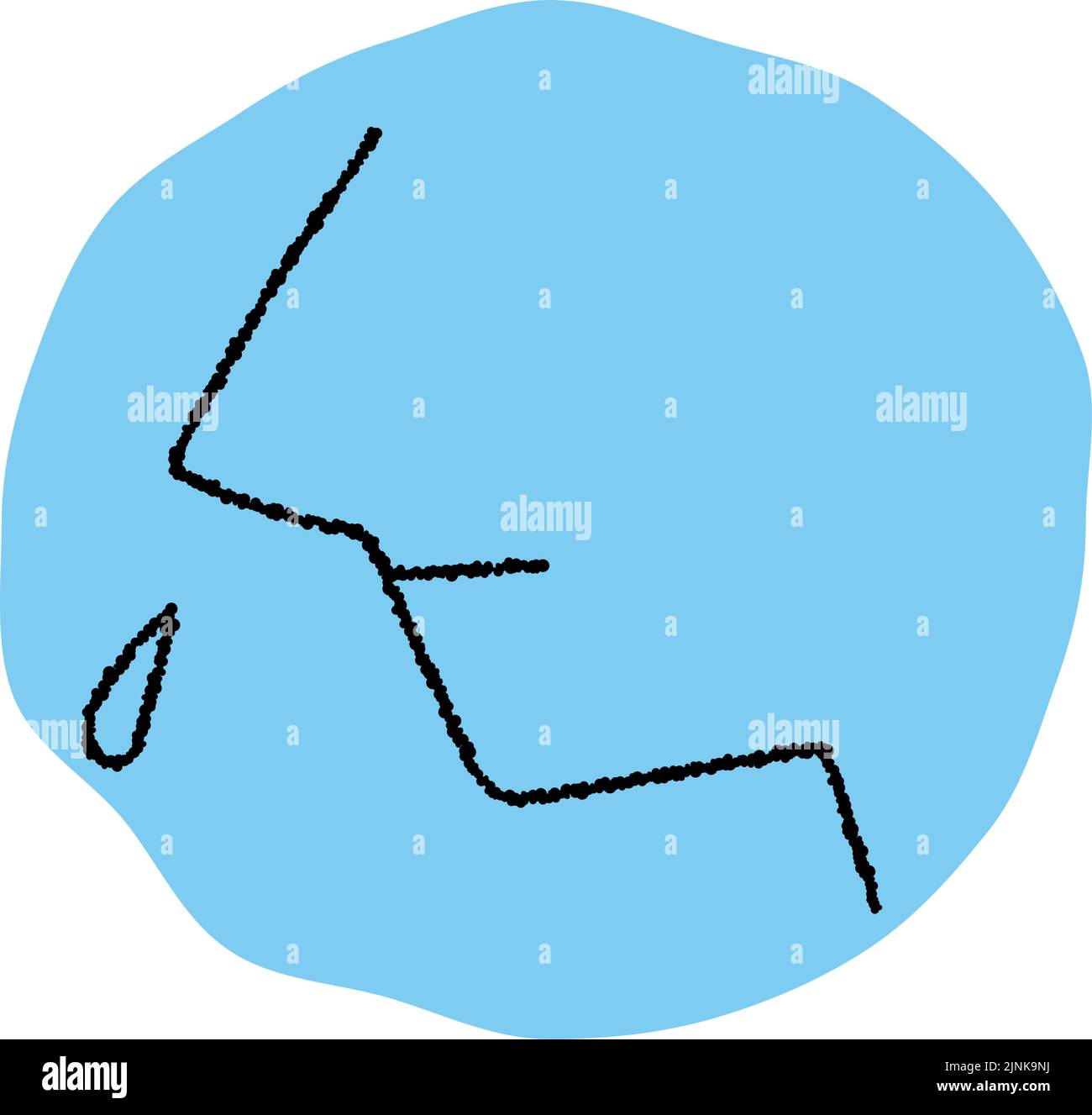 Simple snot icon, pencil writing style Stock Vector Image & Art - Alamy